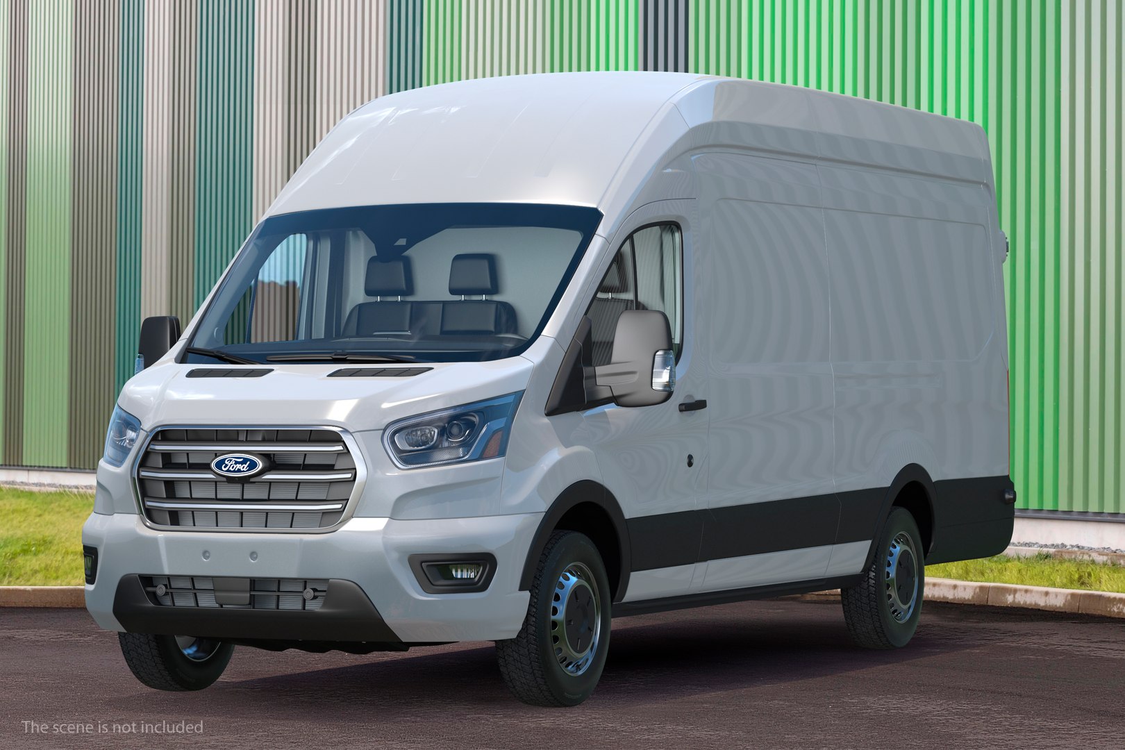 3D Ford Transit Cargo 2020 Simple Interior - TurboSquid 1859947