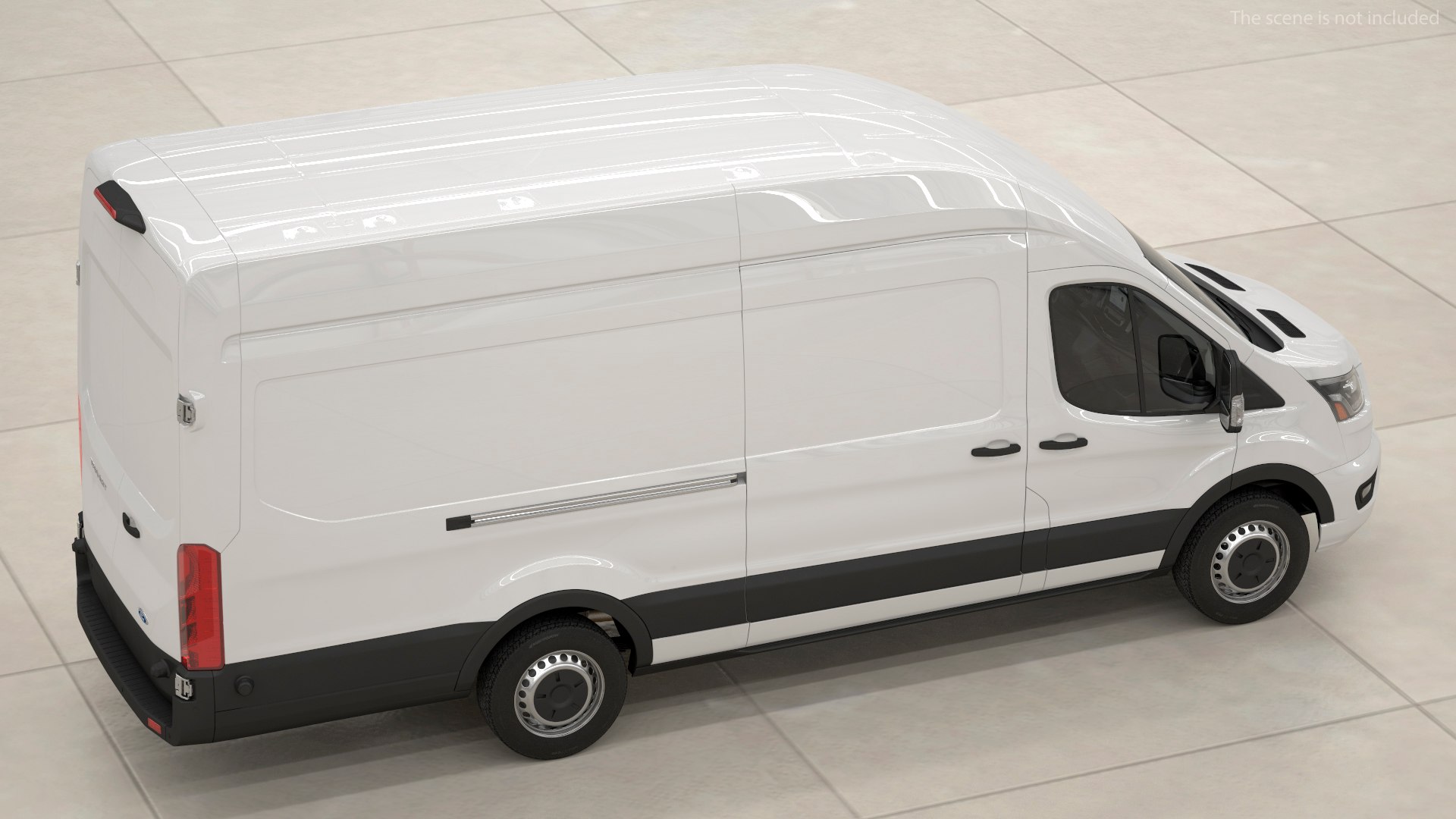 3D Ford Transit Cargo 2020 Simple Interior - TurboSquid 1859947