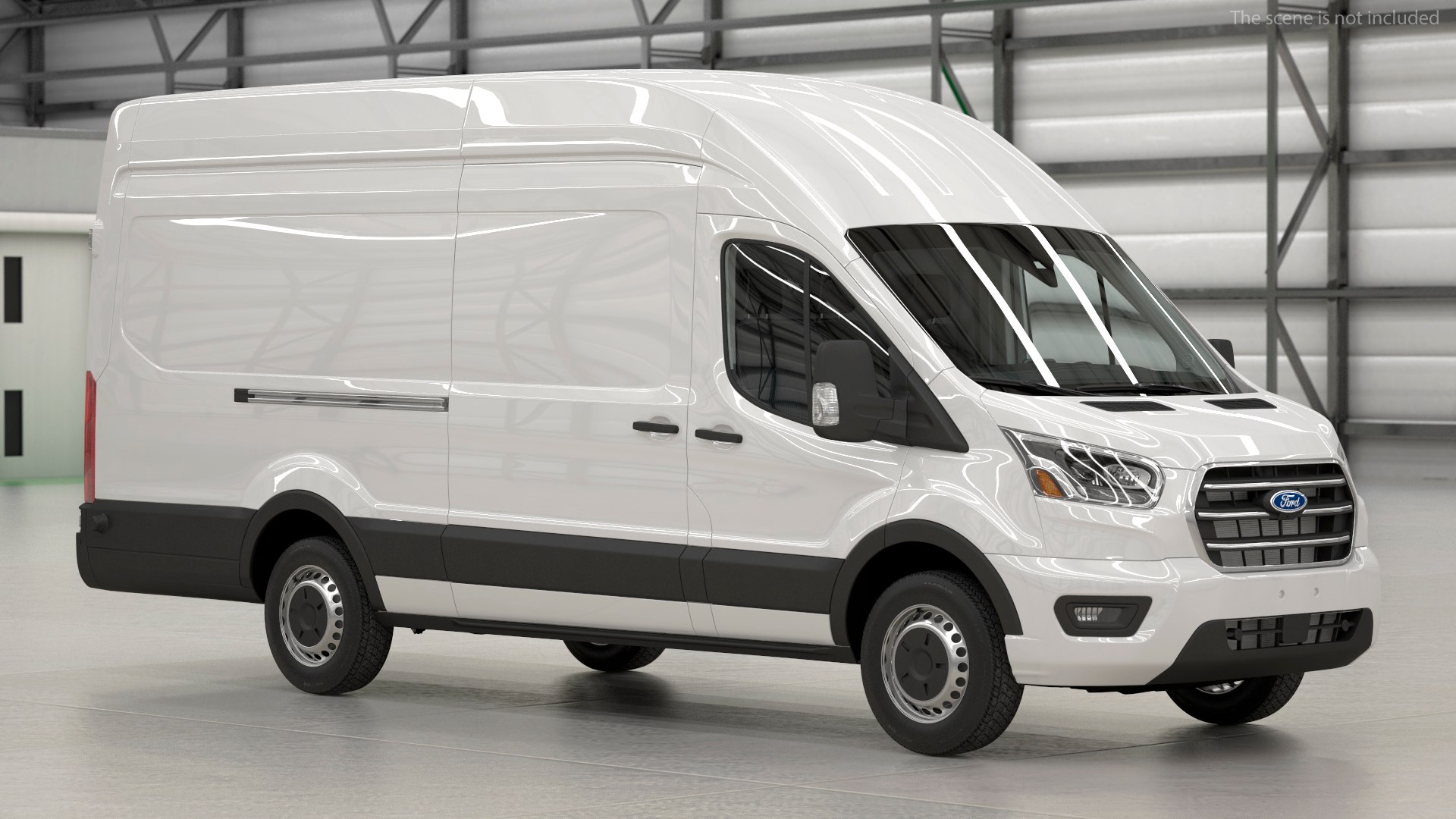 3D Ford Transit Cargo 2020 Simple Interior - TurboSquid 1859947