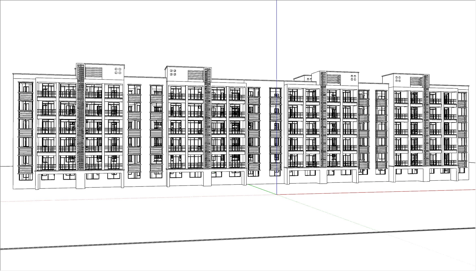 Office Building And Dormitory-A3 3D Model - TurboSquid 2098993