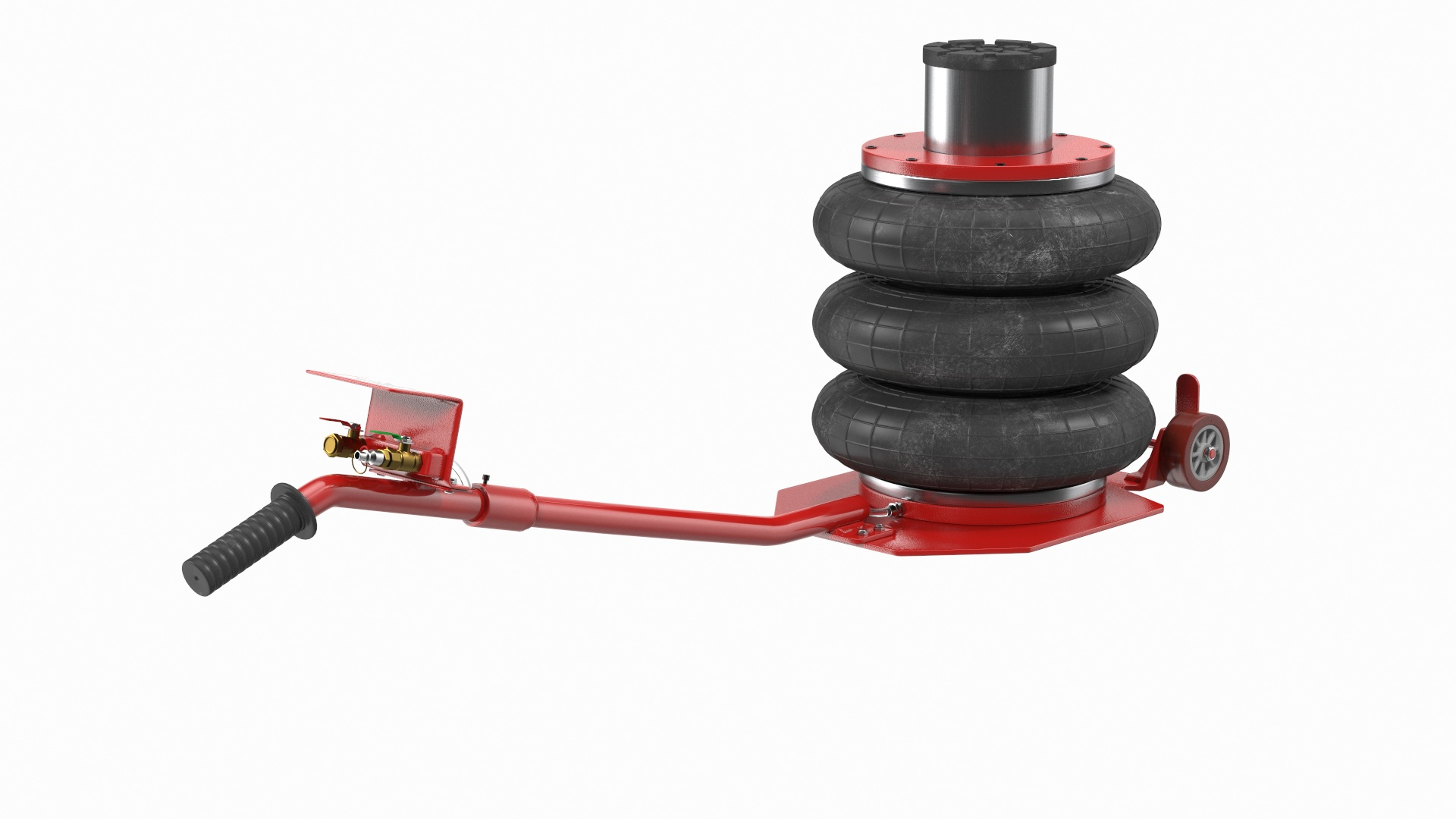 3D Model Pneumatic Triple Bag Car Jack - TurboSquid 1598089
