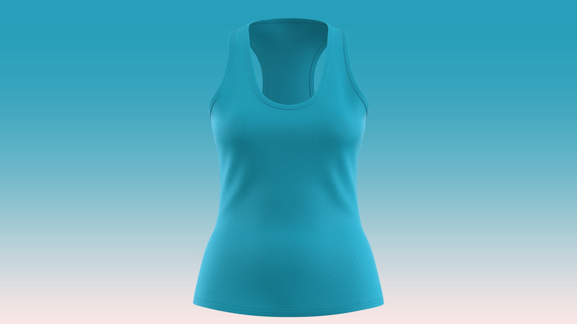 3D Classic Women Sport Top Women Workout Tank Top - TurboSquid 2026364