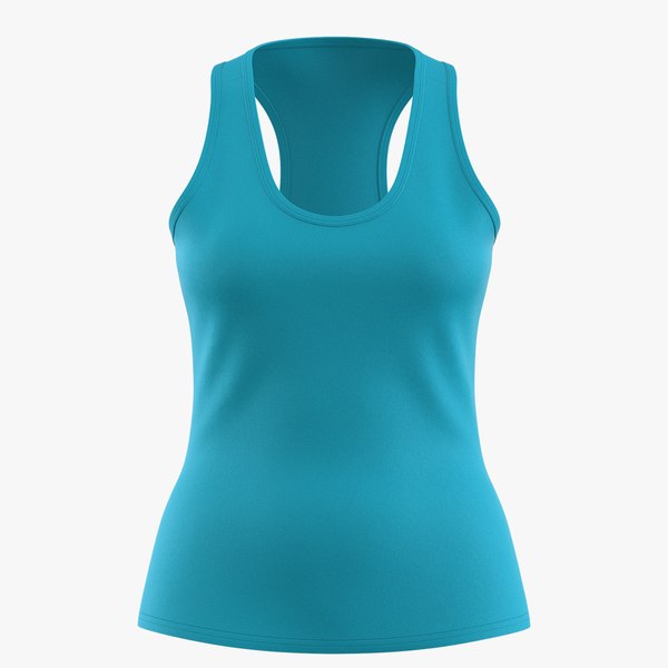 3D Classic Women Sport Top Women Workout Tank Top - TurboSquid 2026364