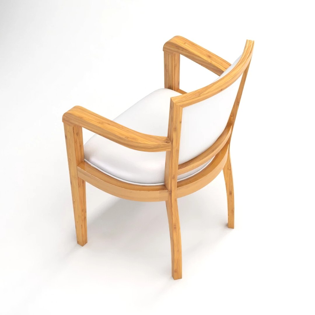 Free Art Deco Desk Chair 3D Model - TurboSquid 1950785