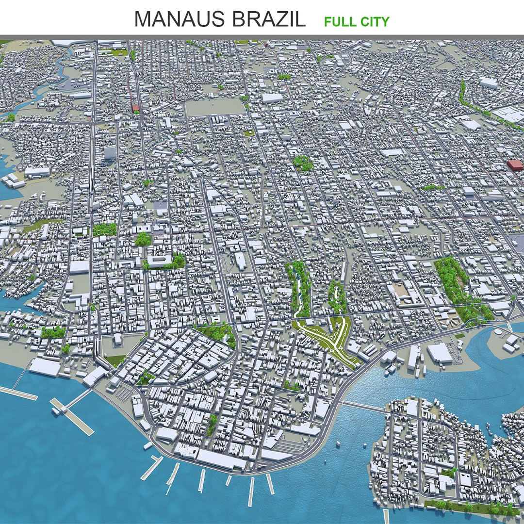 3D Manaus Brazil Model - TurboSquid 1720426