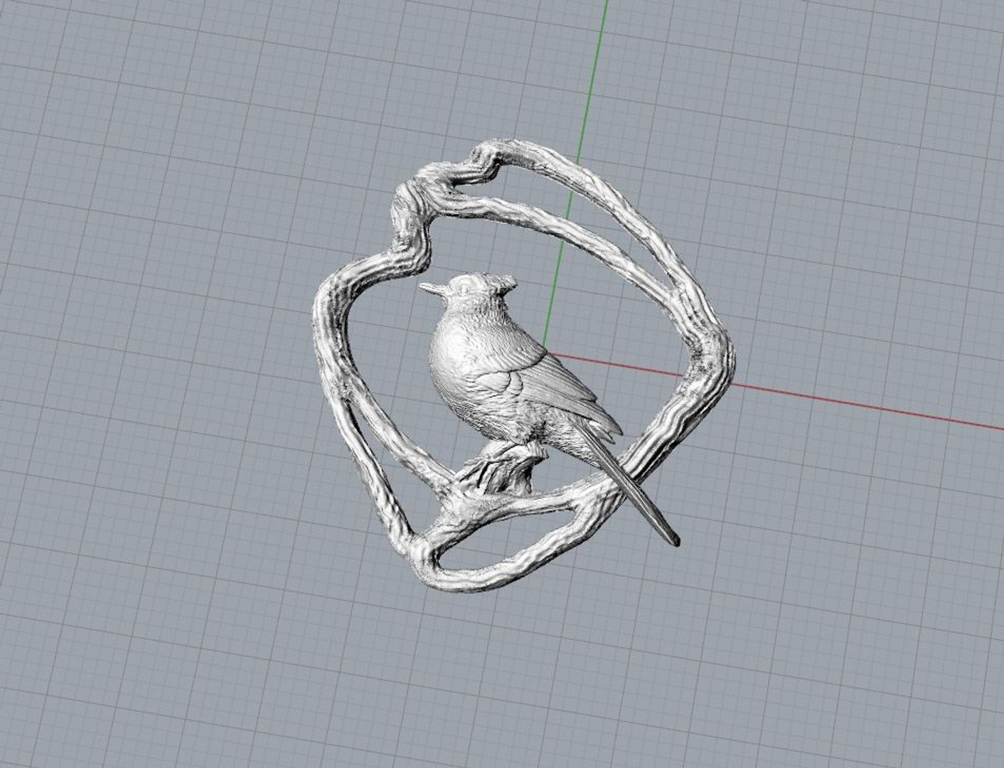 Pendant Platinum Gold 3D Model - TurboSquid 1351968