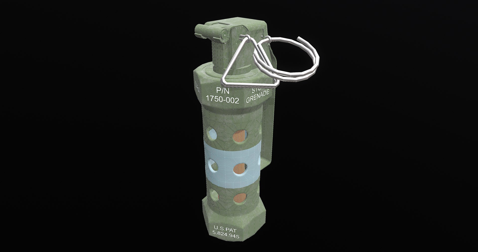 3D Stun Grenade Game Ready Asset Model - TurboSquid 2255933