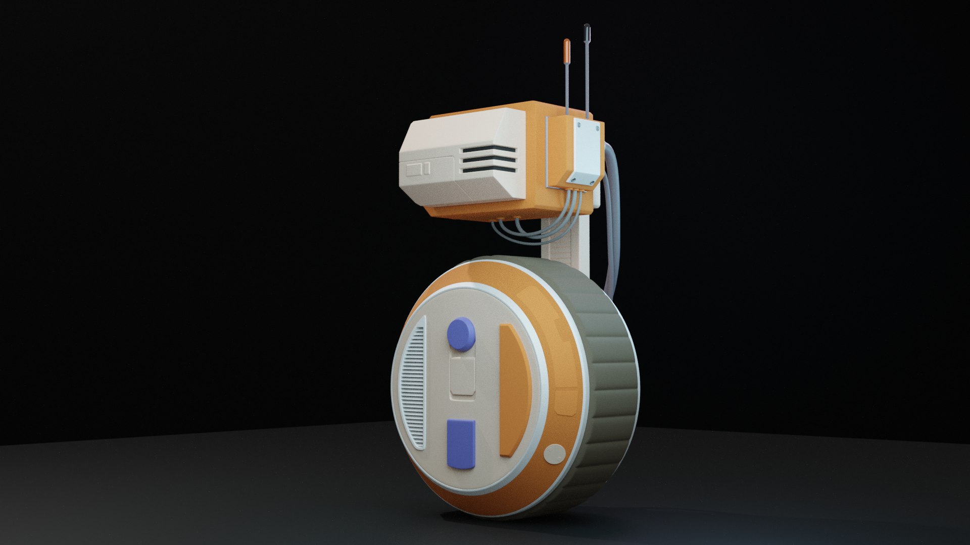 Droid D-0 3D Model - TurboSquid 1852065