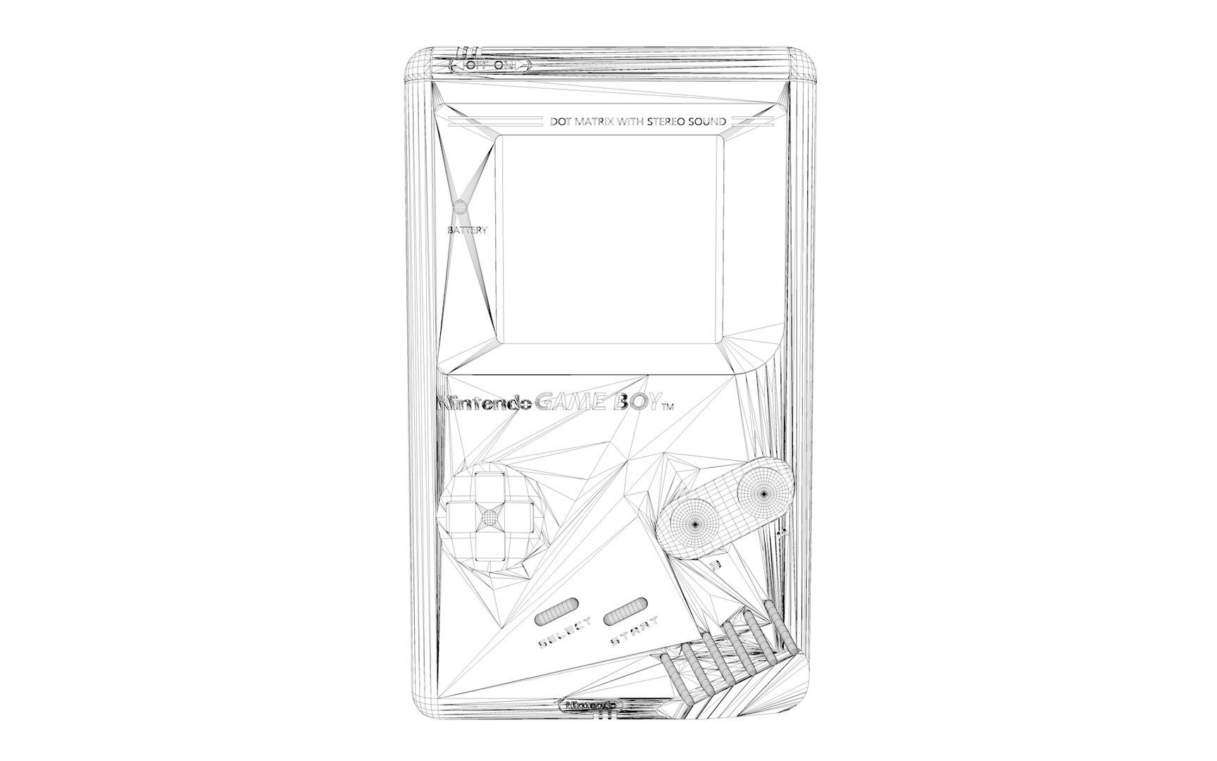 Classic Game boy 3D model - TurboSquid 1791546