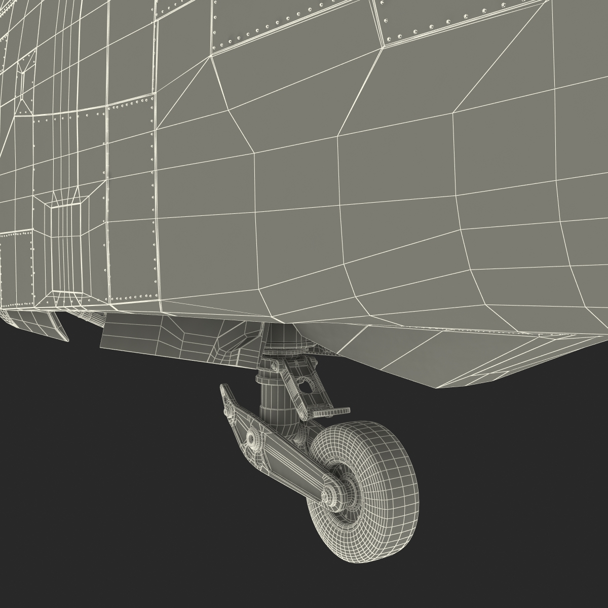 3d model of f8 crusader navy fighter aircraft