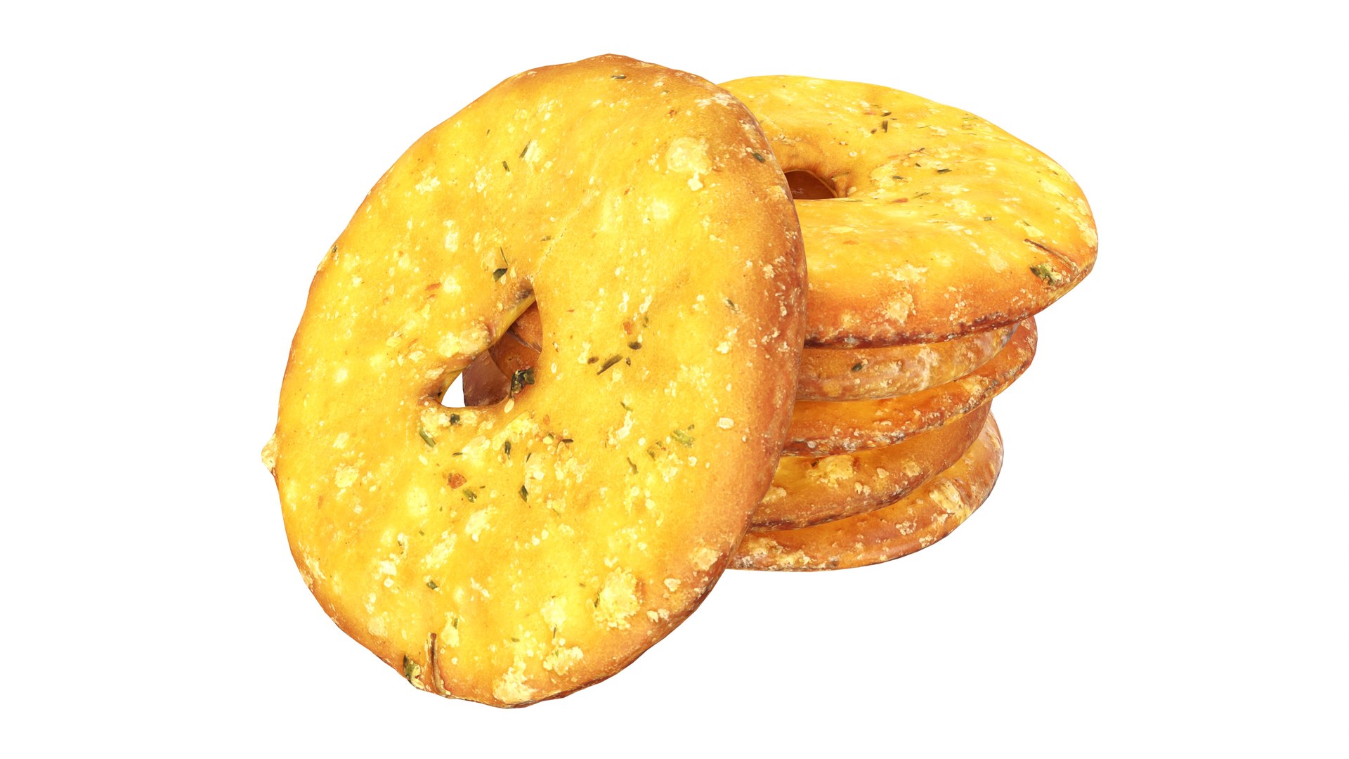 Crackers Round 3D Model - TurboSquid 2392487
