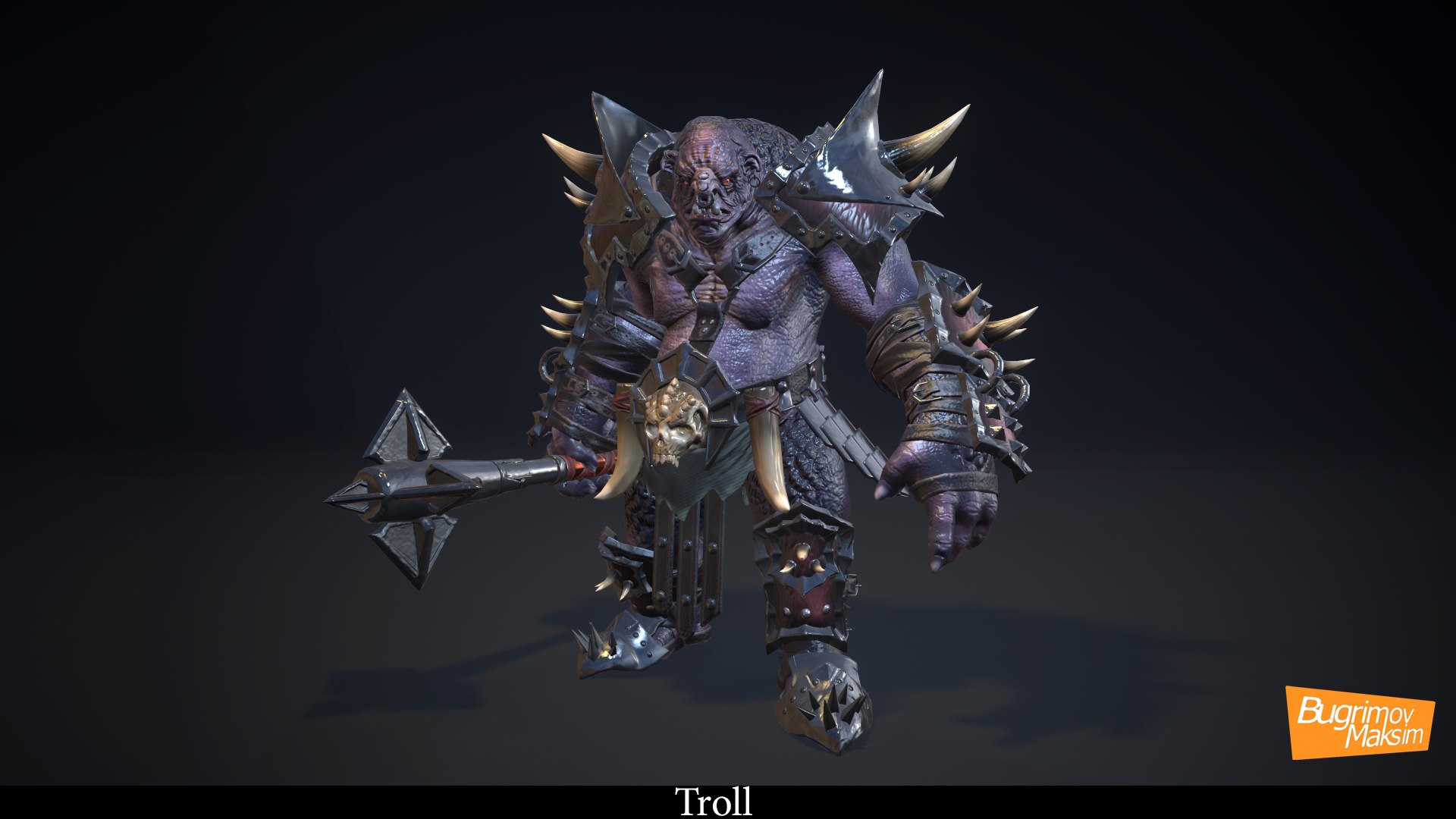 3d rpg troll model