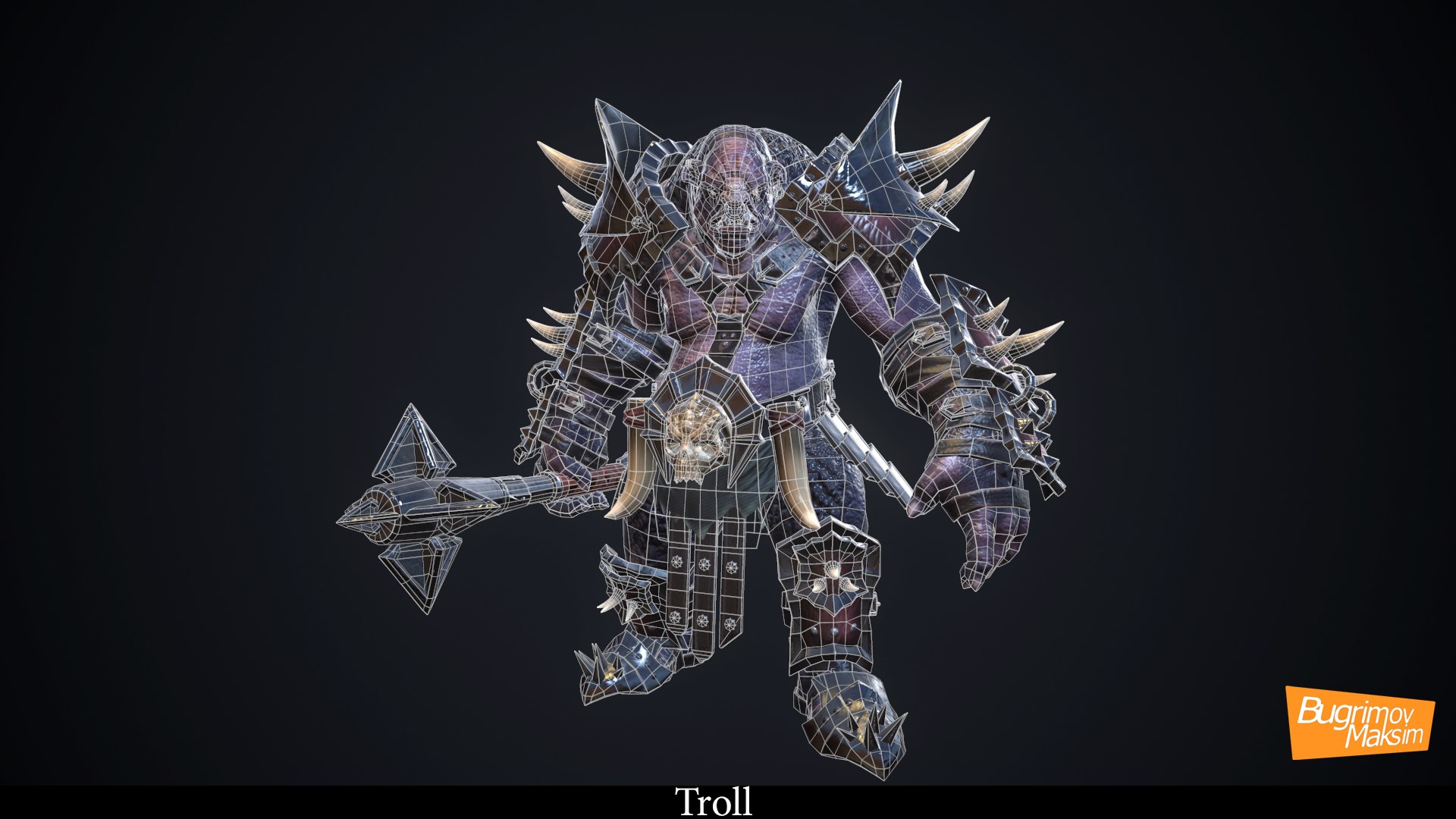 3d rpg troll model