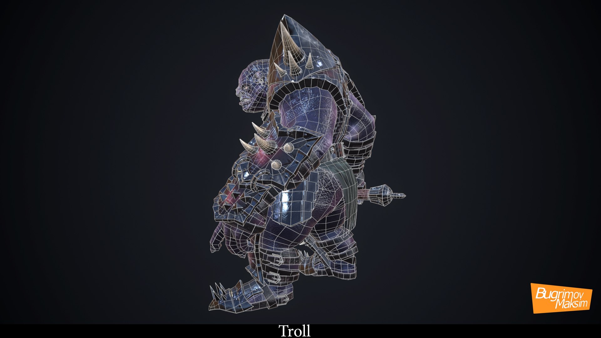 3d rpg troll model