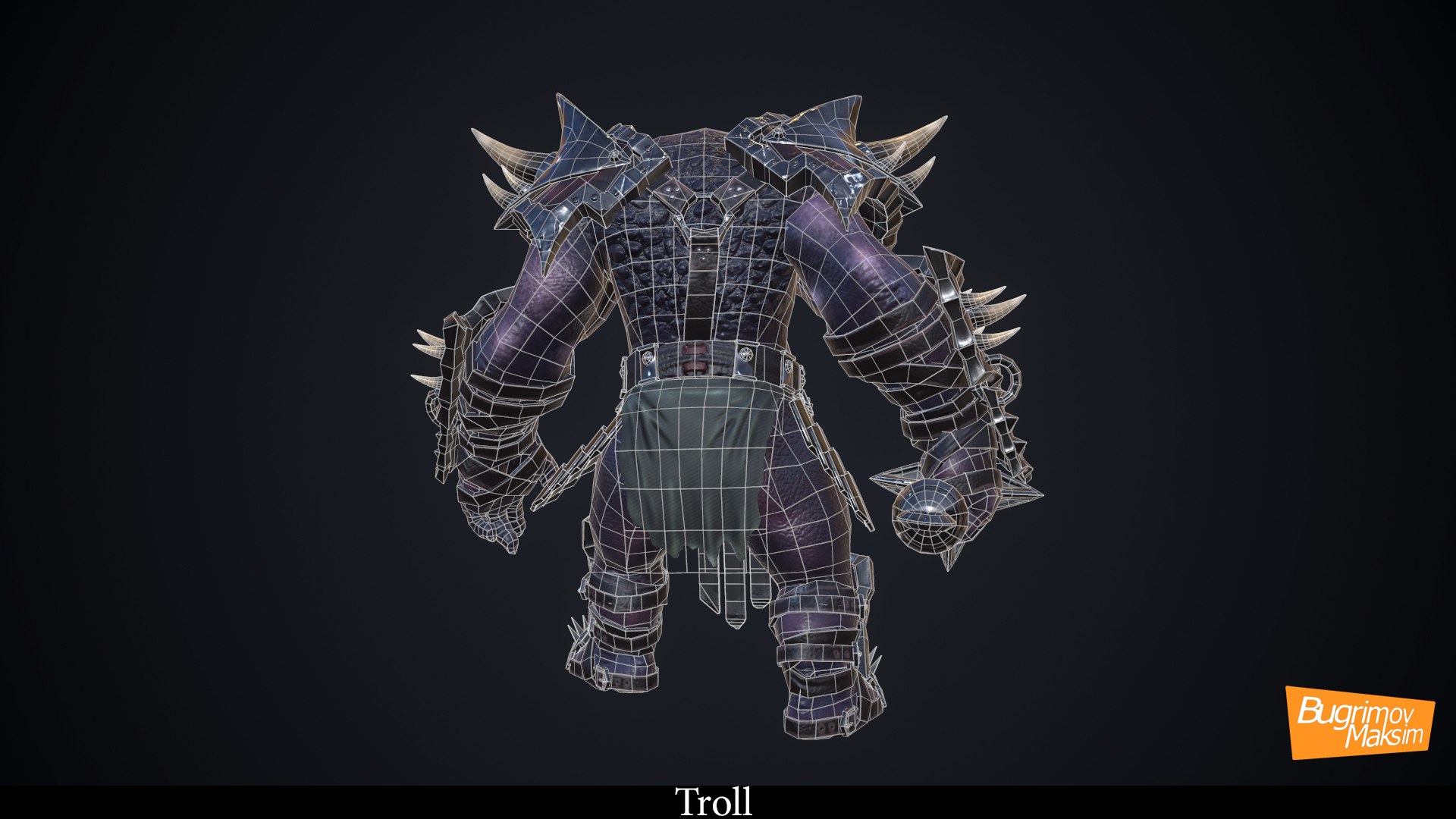 3d rpg troll model