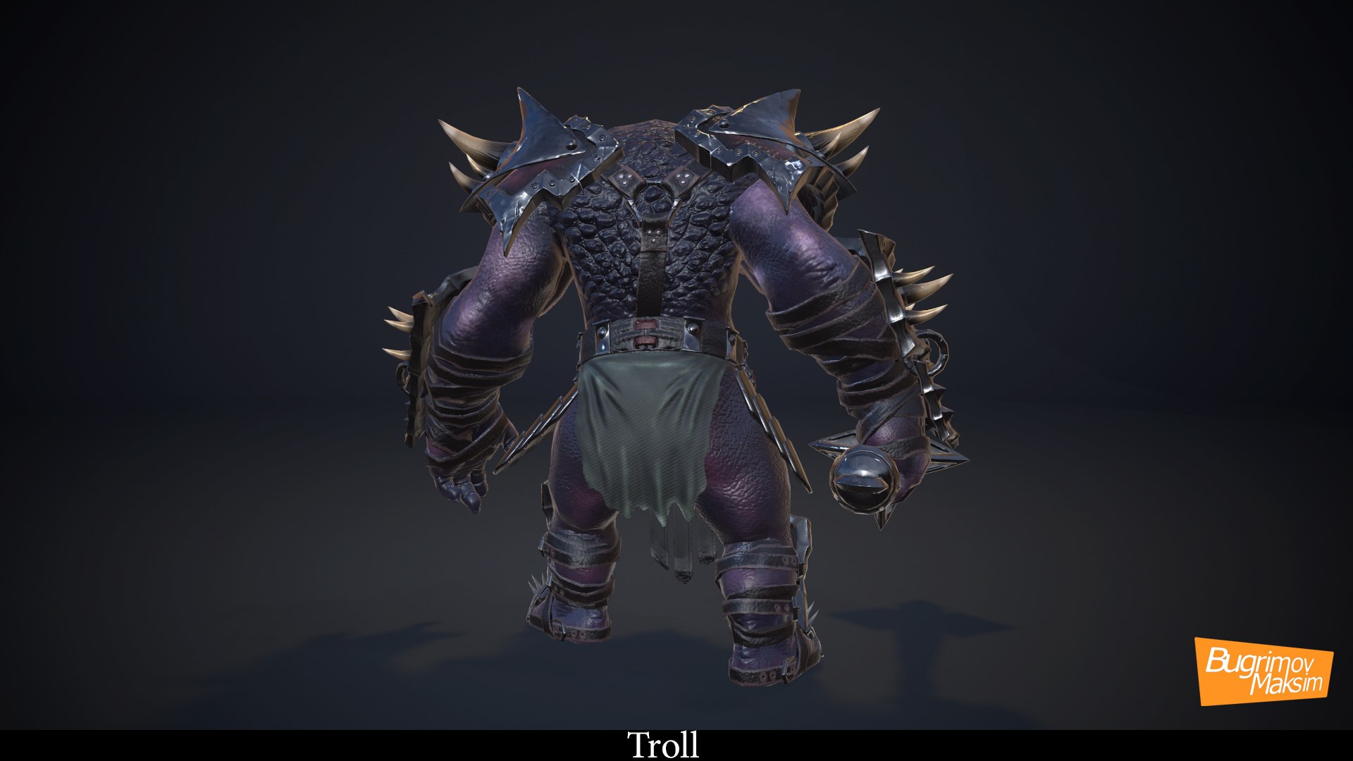 3d rpg troll model