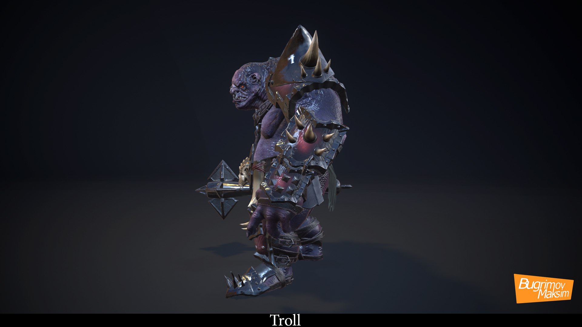 3d rpg troll model