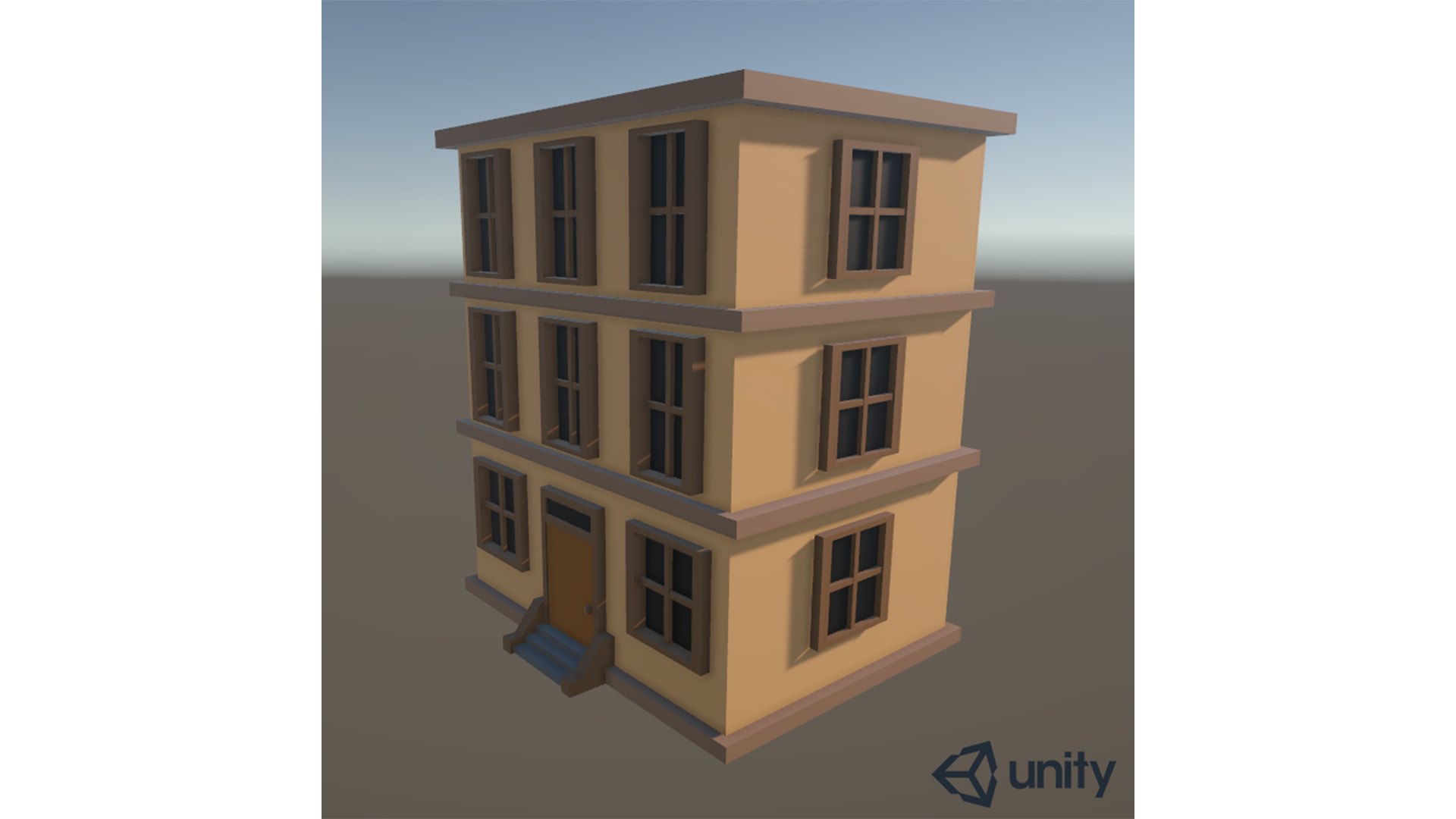 3D Stylized Low Poly Building Model - TurboSquid 2171309