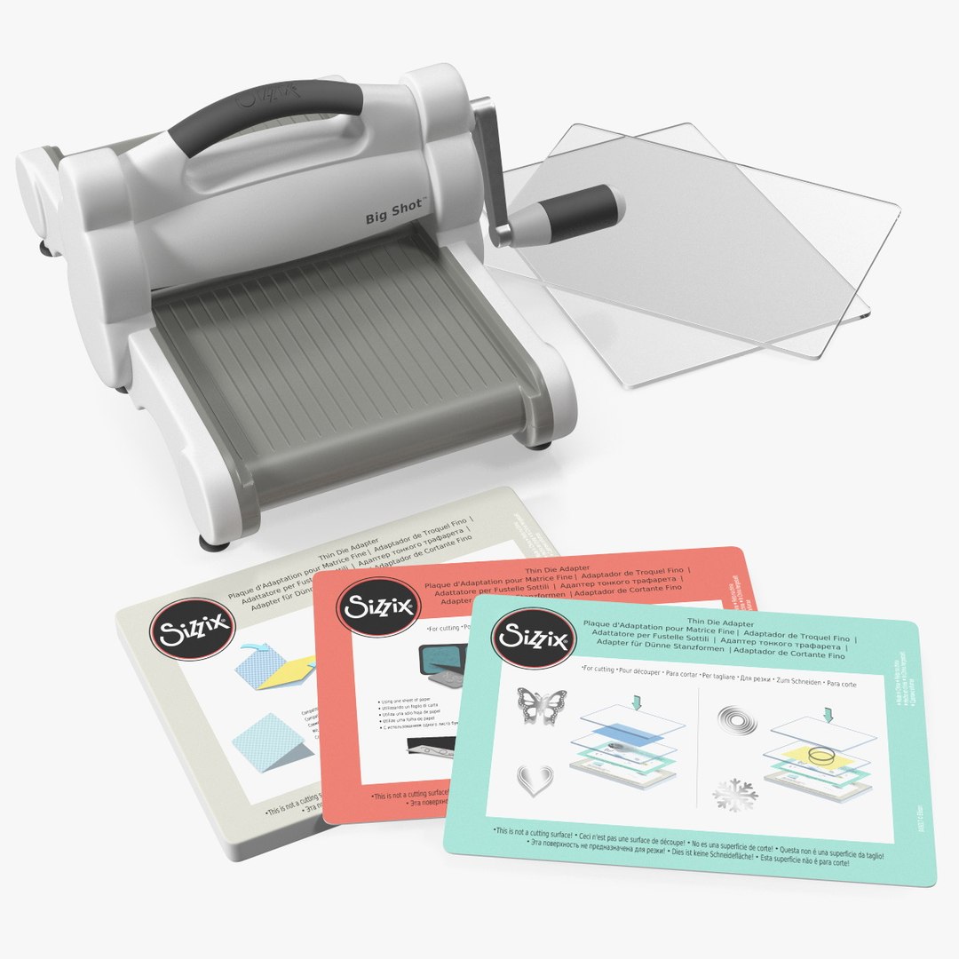 Big Shot Machine Sizzix with Accessories 3D model - TurboSquid 2056160