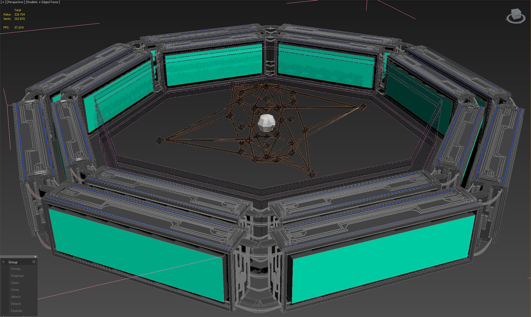 Quantum Core 3d Model