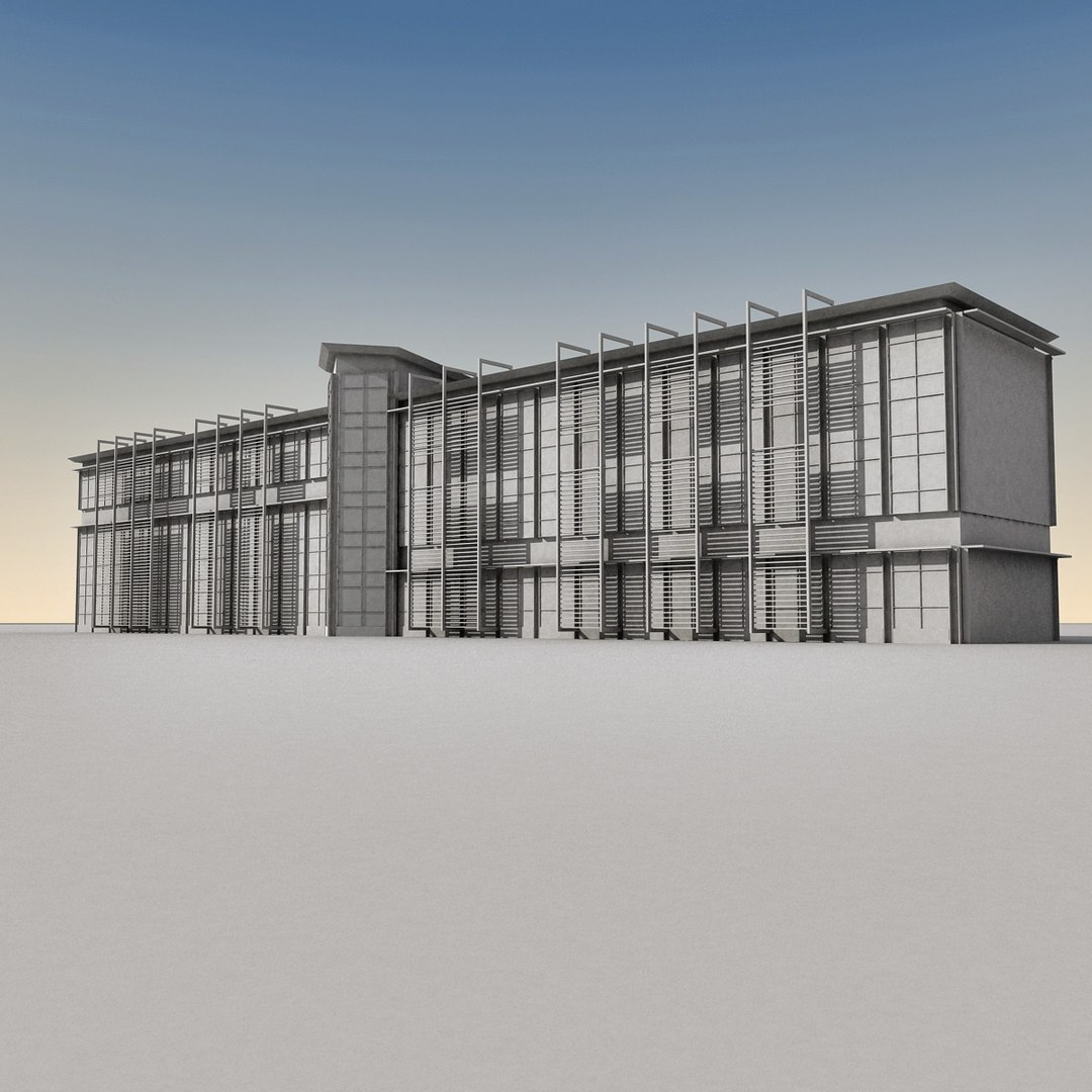 3d Modern Building Model