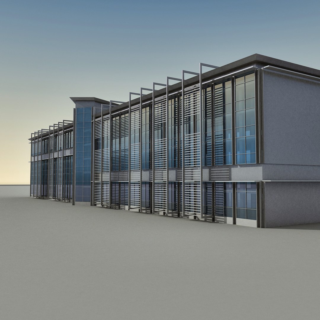 3d Modern Building Model