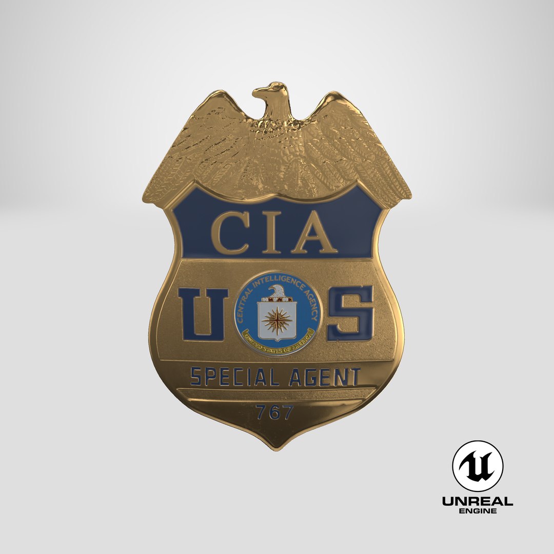 Cia-badge model - TurboSquid 1192976