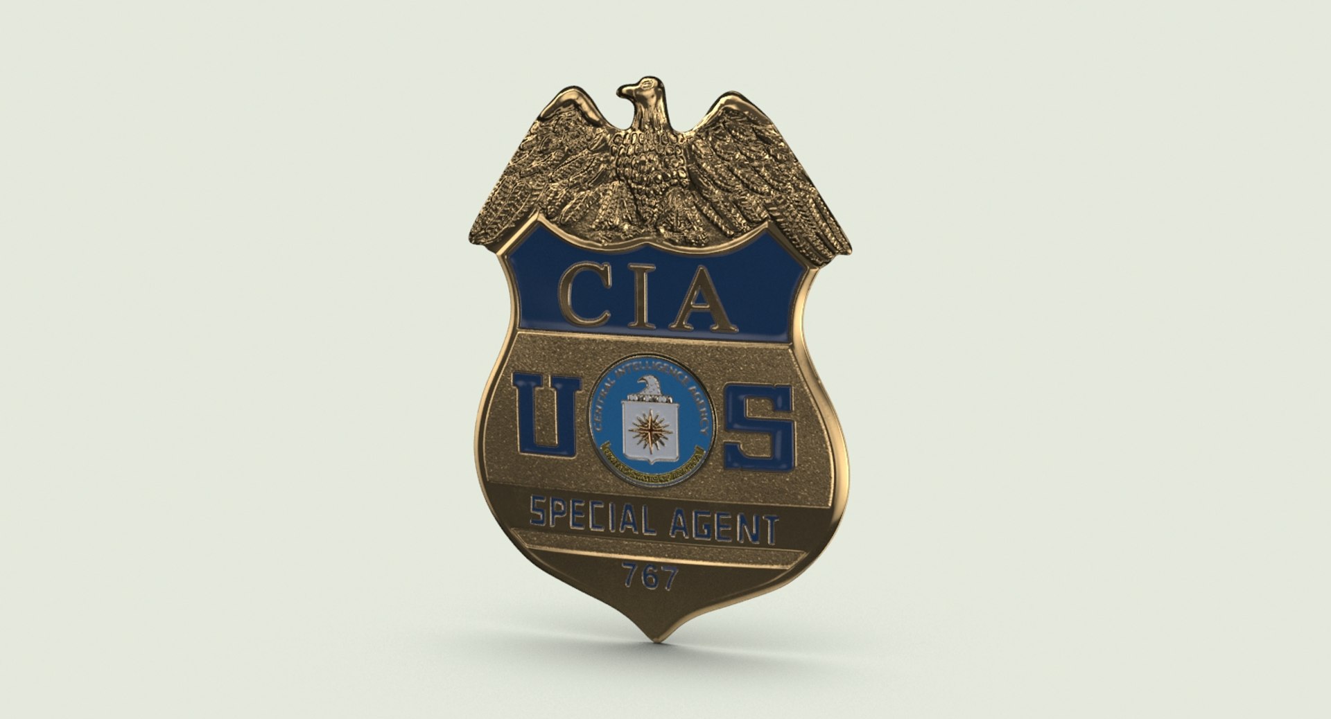 Cia-badge Model - TurboSquid 1192976