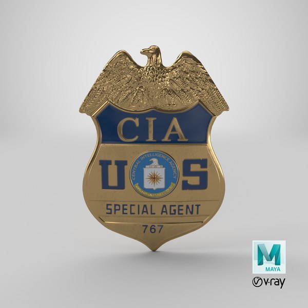 Cia-badge model - TurboSquid 1192976