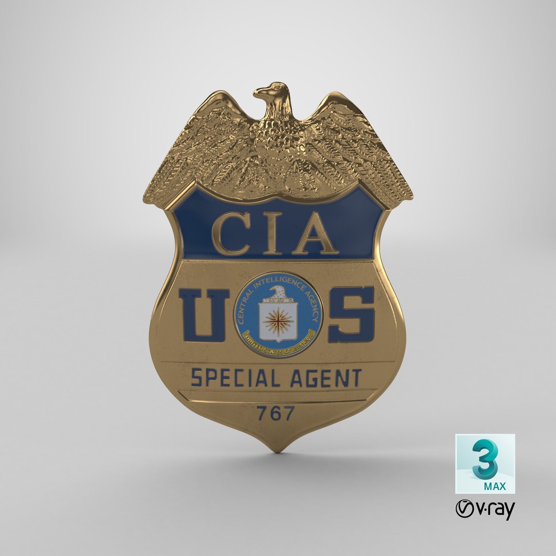 Cia-badge model - TurboSquid 1192976