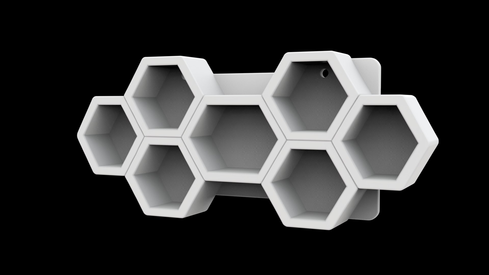 3D Honeycomb Wall Shelf 3D Print Model - TurboSquid 2455238