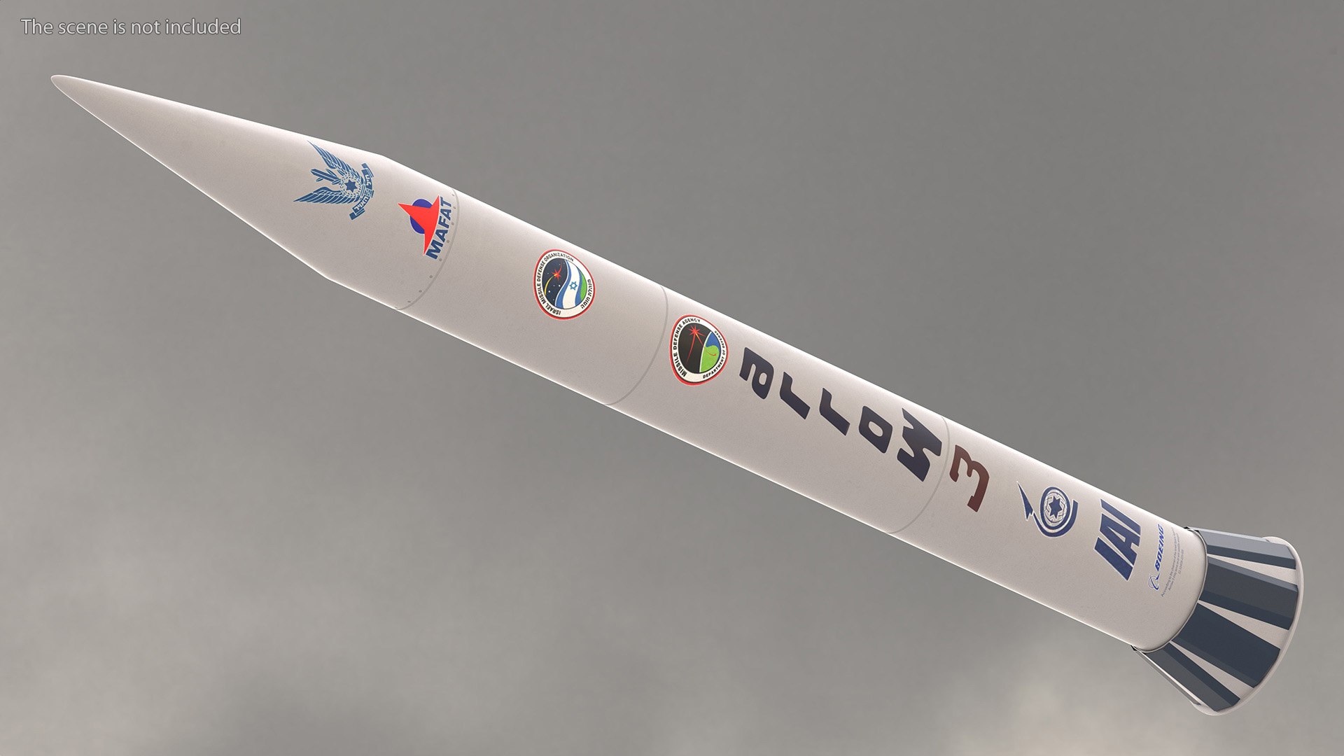 3D Missile for Arrow-3 Installation - TurboSquid 2180165