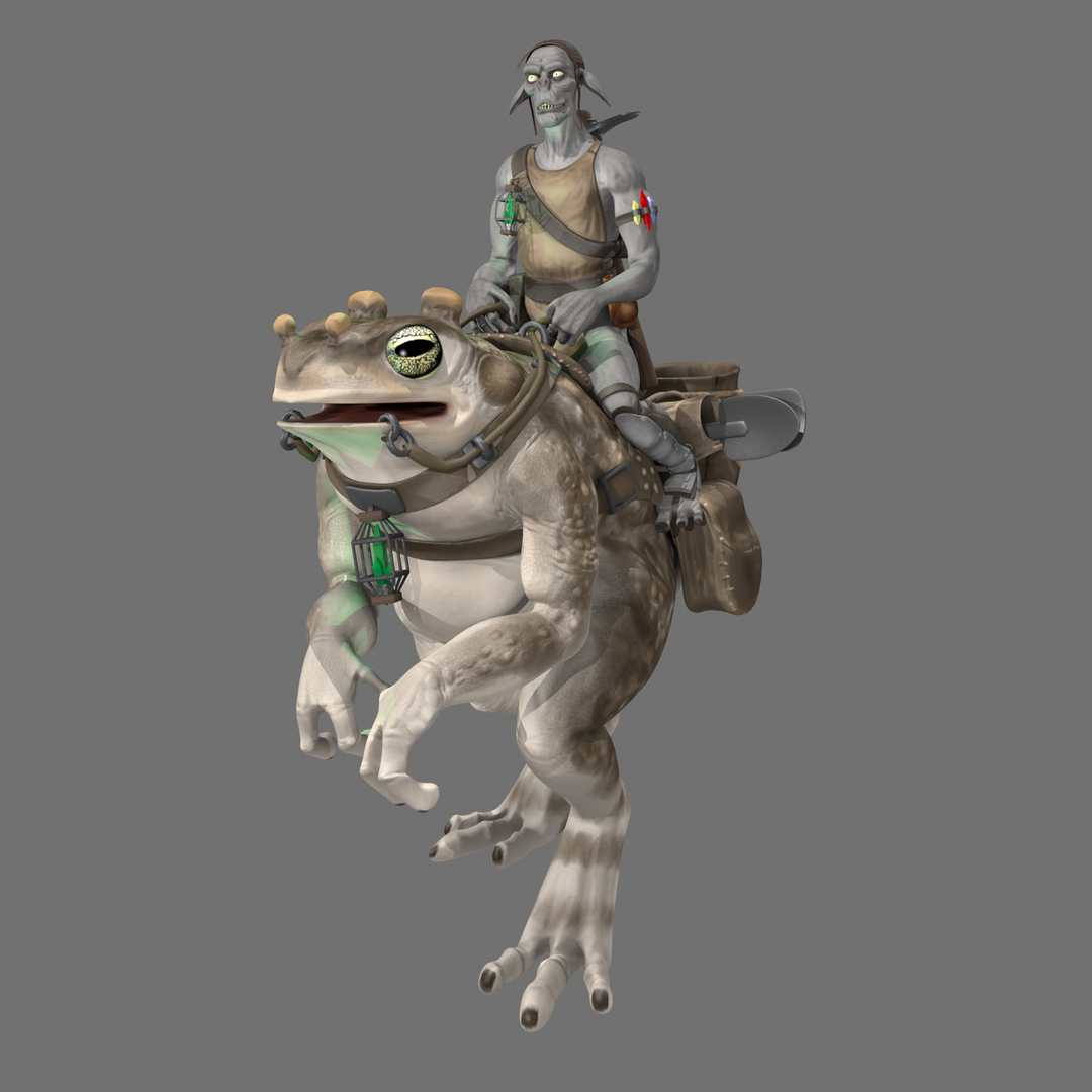 3D Troll Toad Ride - TurboSquid 1438681