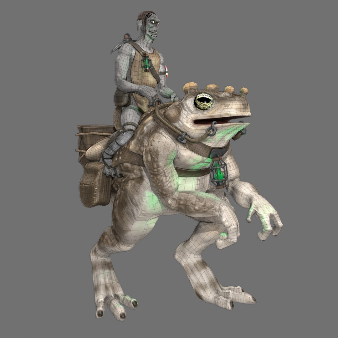 3D Troll Toad Ride - TurboSquid 1438681
