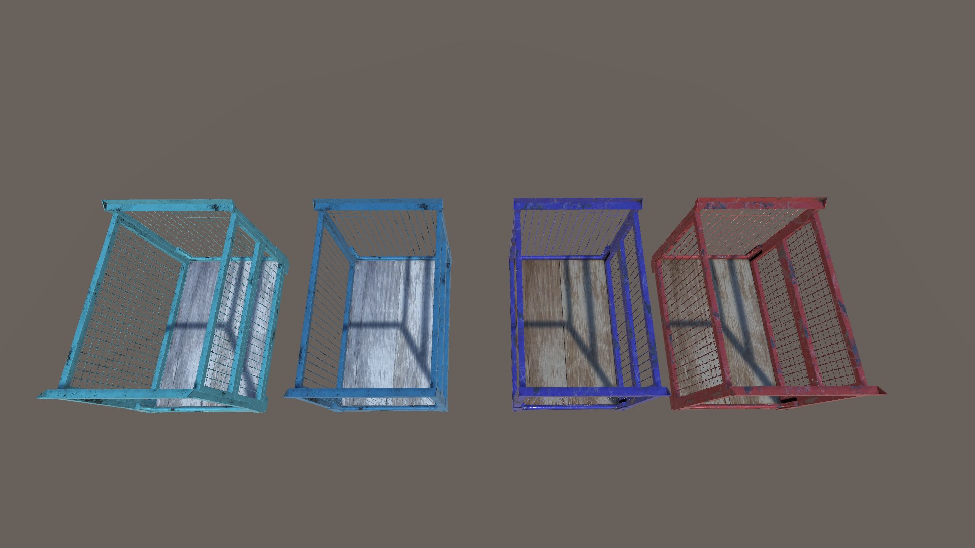 3D PBR Metalcage Box - TurboSquid 1980211