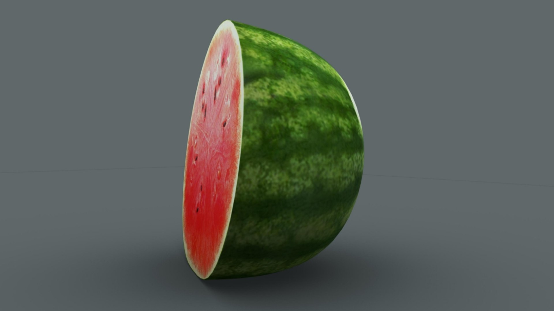 Watermelon 3D Model - TurboSquid 1262458