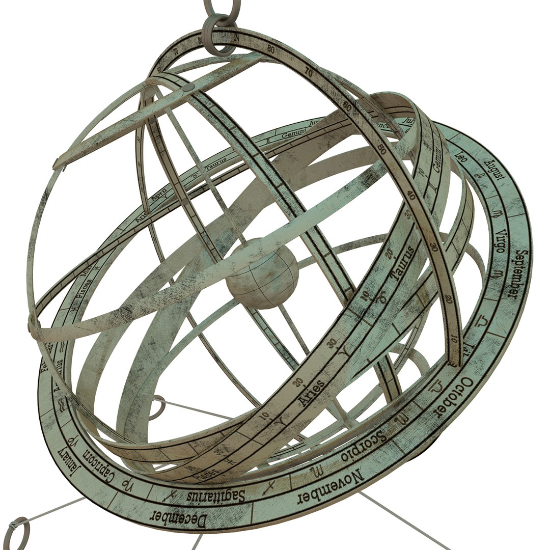 Armillary Sphere Model - TurboSquid 1372601