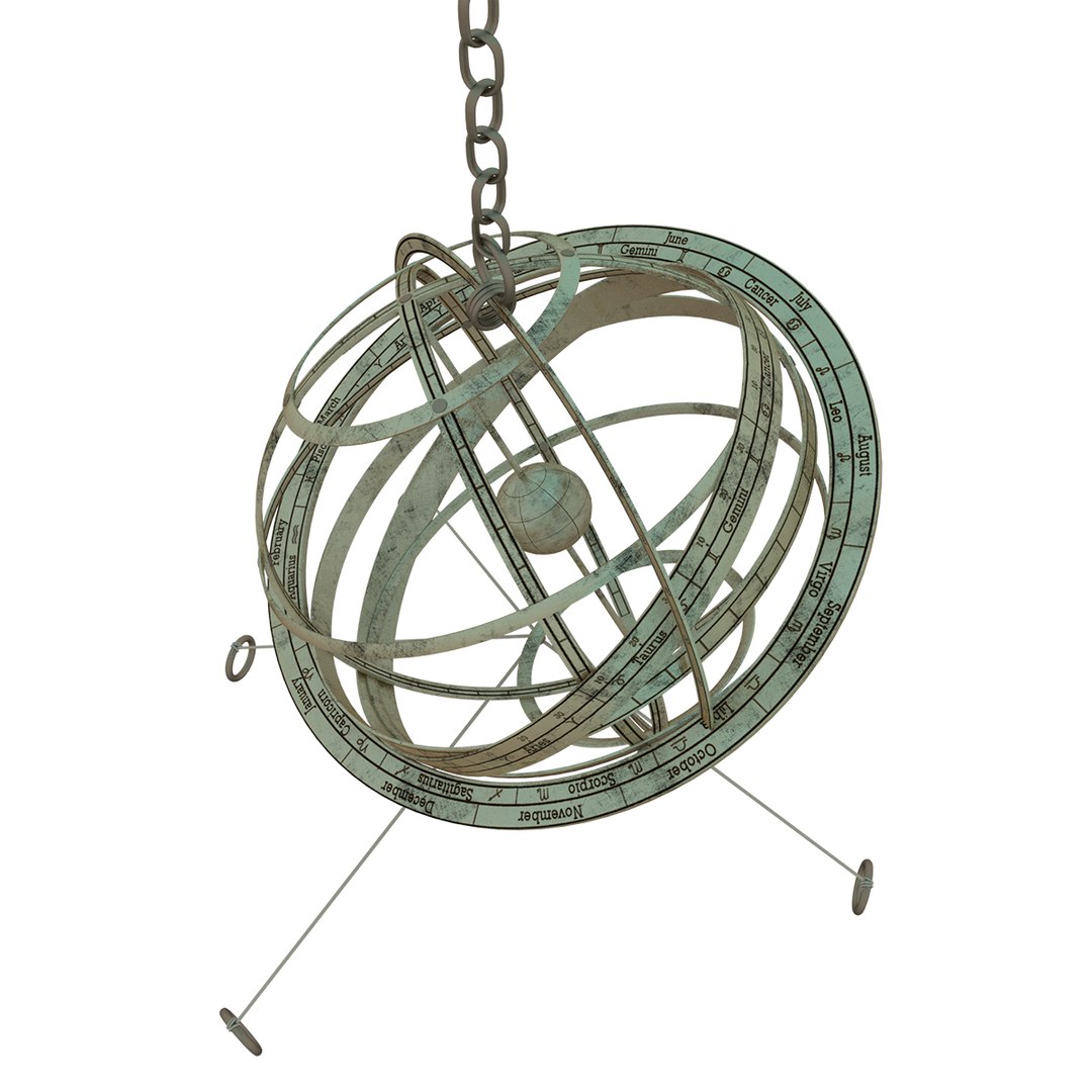 Armillary Sphere Model - TurboSquid 1372601