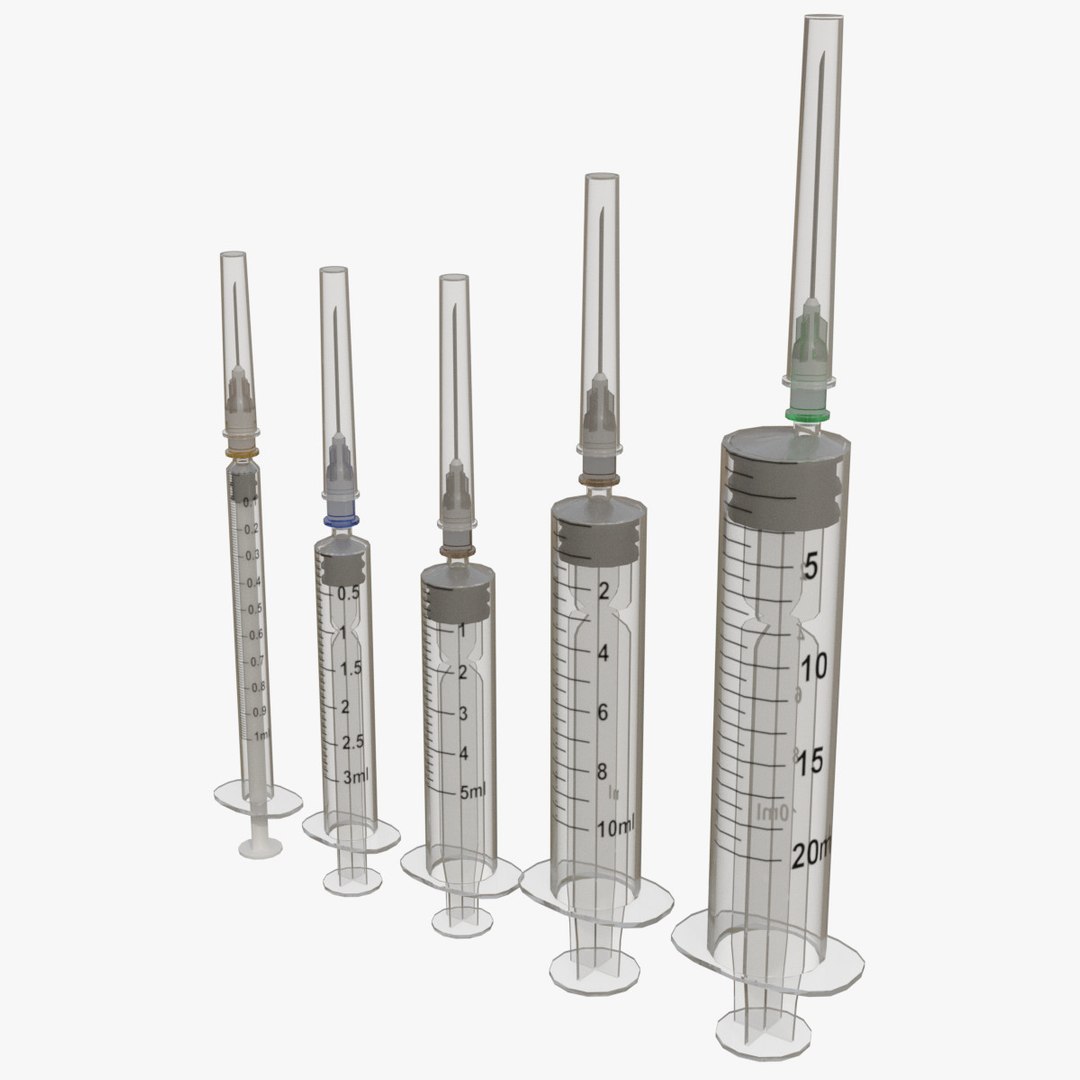 Syringe 1 Basic 3D model - TurboSquid 2094093