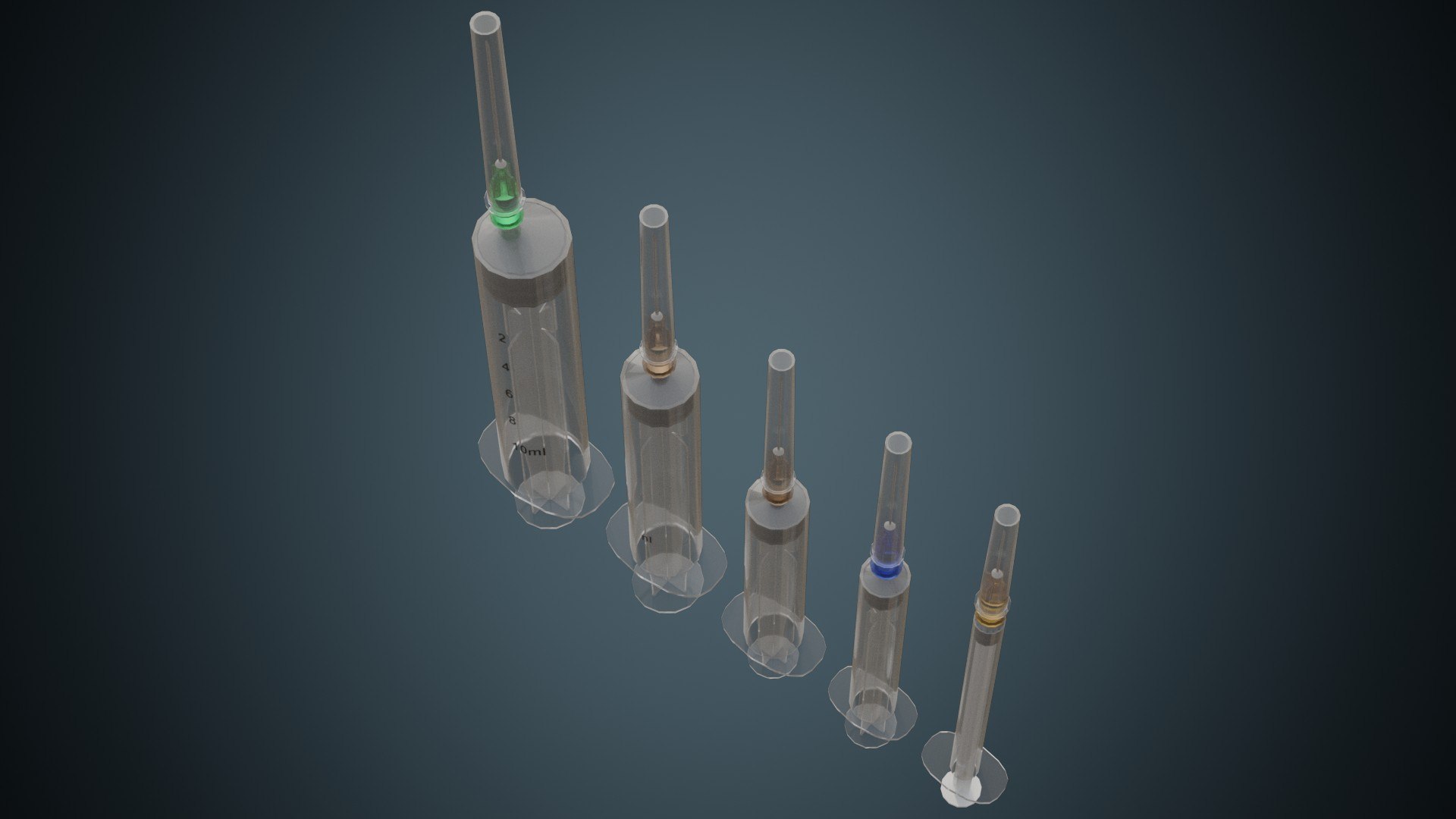 Syringe 1 Basic 3D model - TurboSquid 2094093
