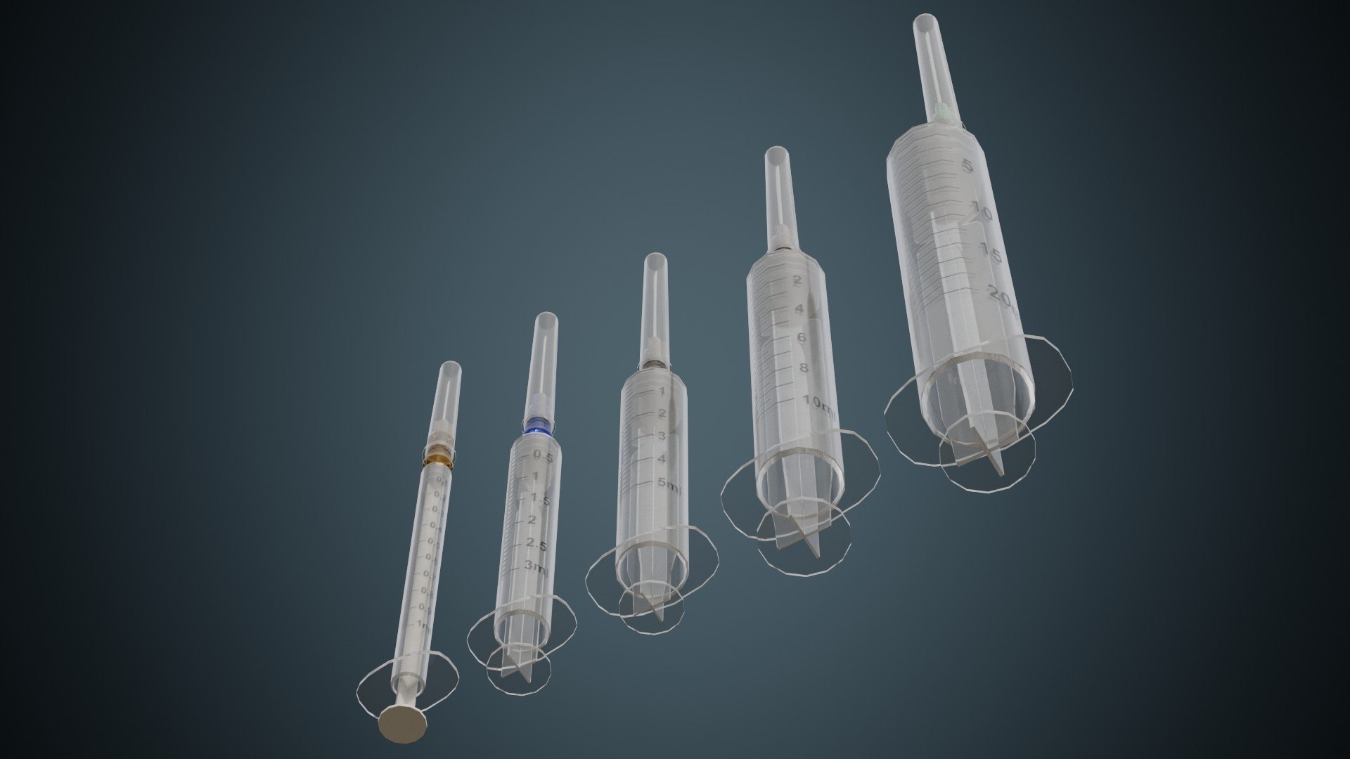 Syringe 1 Basic 3D model - TurboSquid 2094093