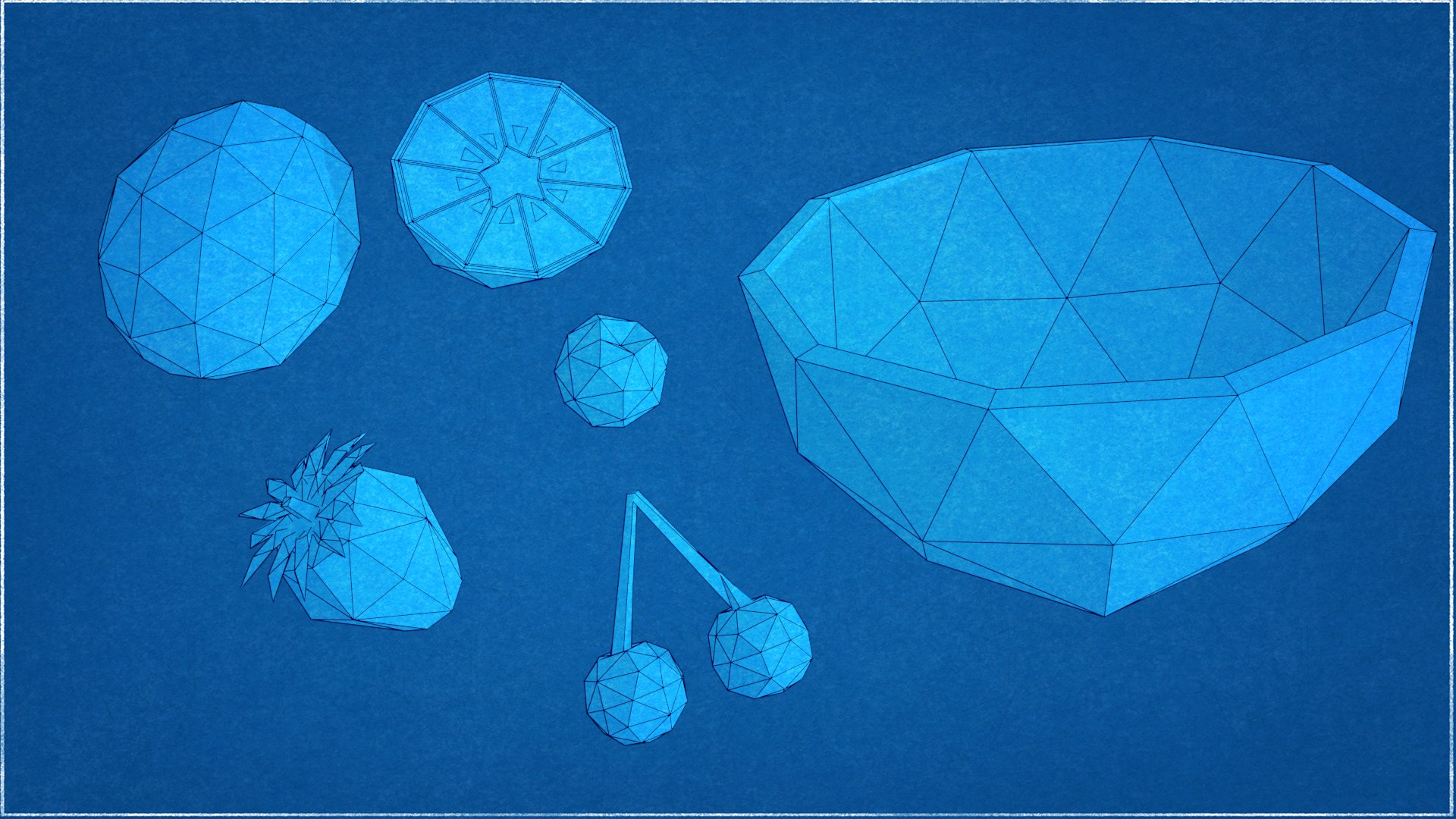 3D Collection 25 Fruits Low Poly Model - TurboSquid 2344653