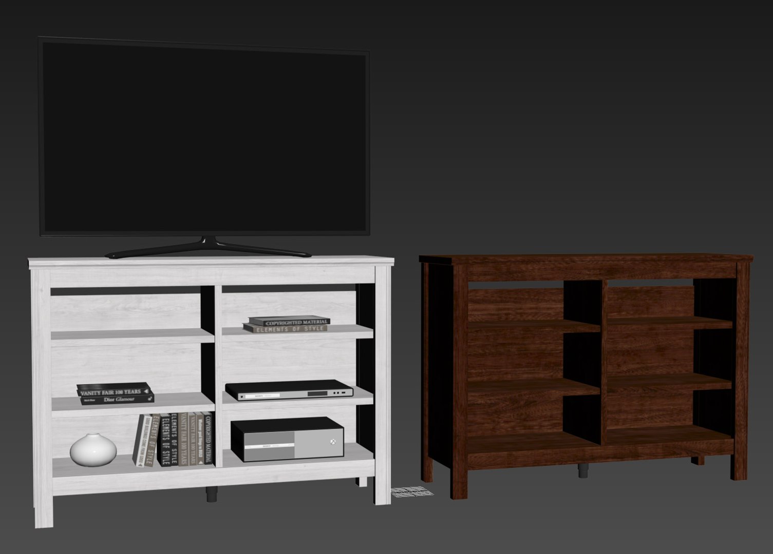 3D Ikea Brusali Tv Unit Model - TurboSquid 1557274