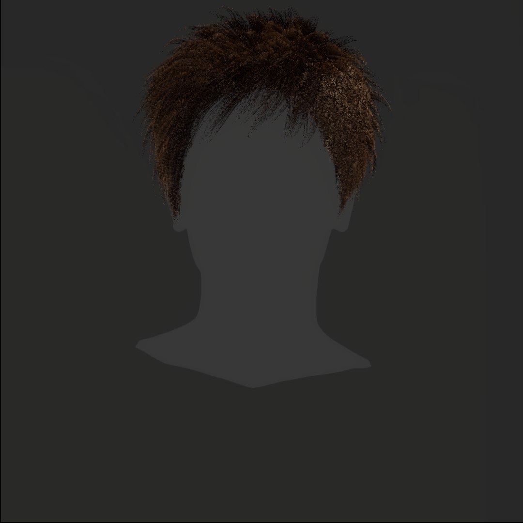 Male Hair - 009 Model - TurboSquid 1776297