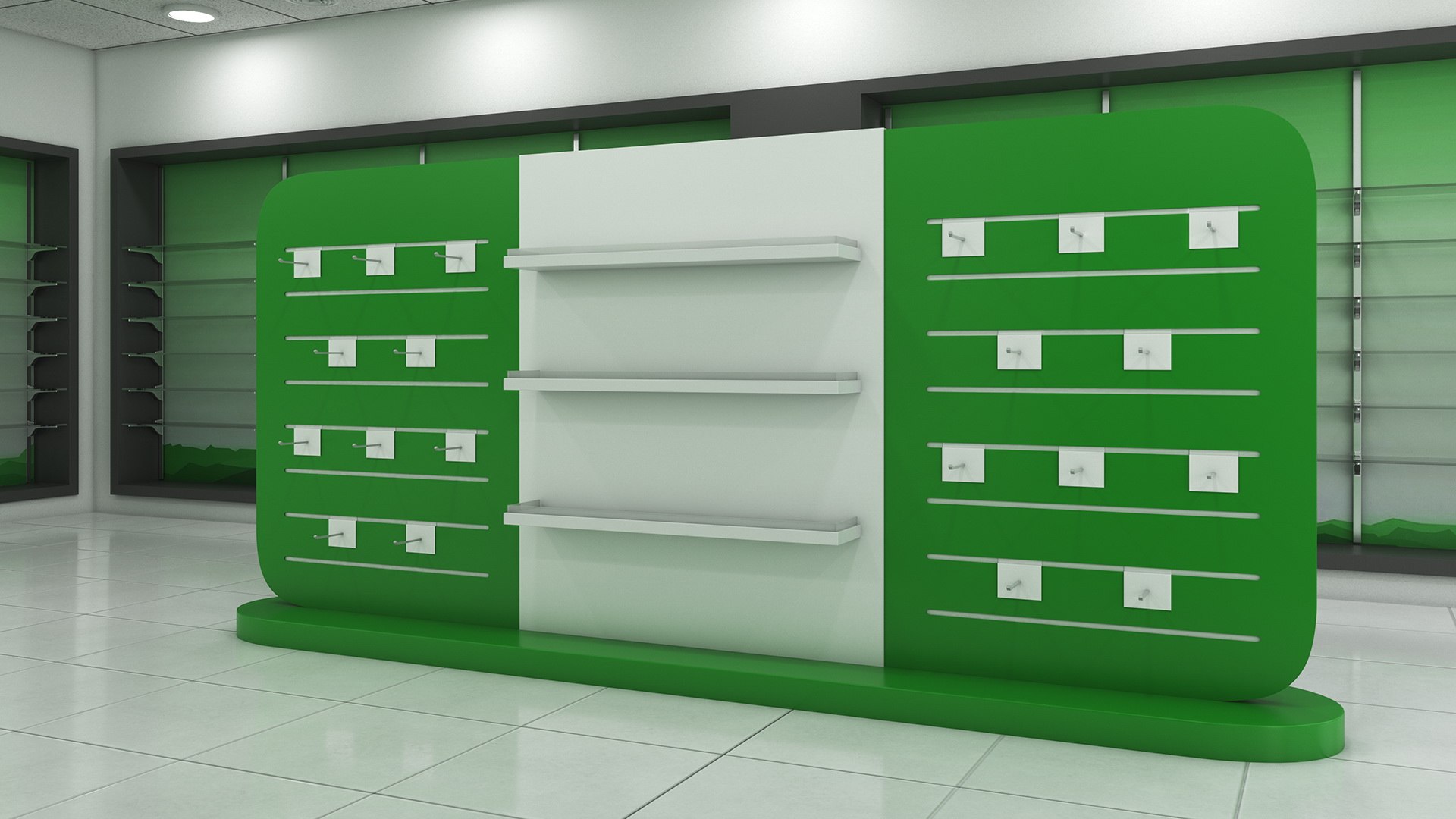 Empty Store 3D - TurboSquid 2191958