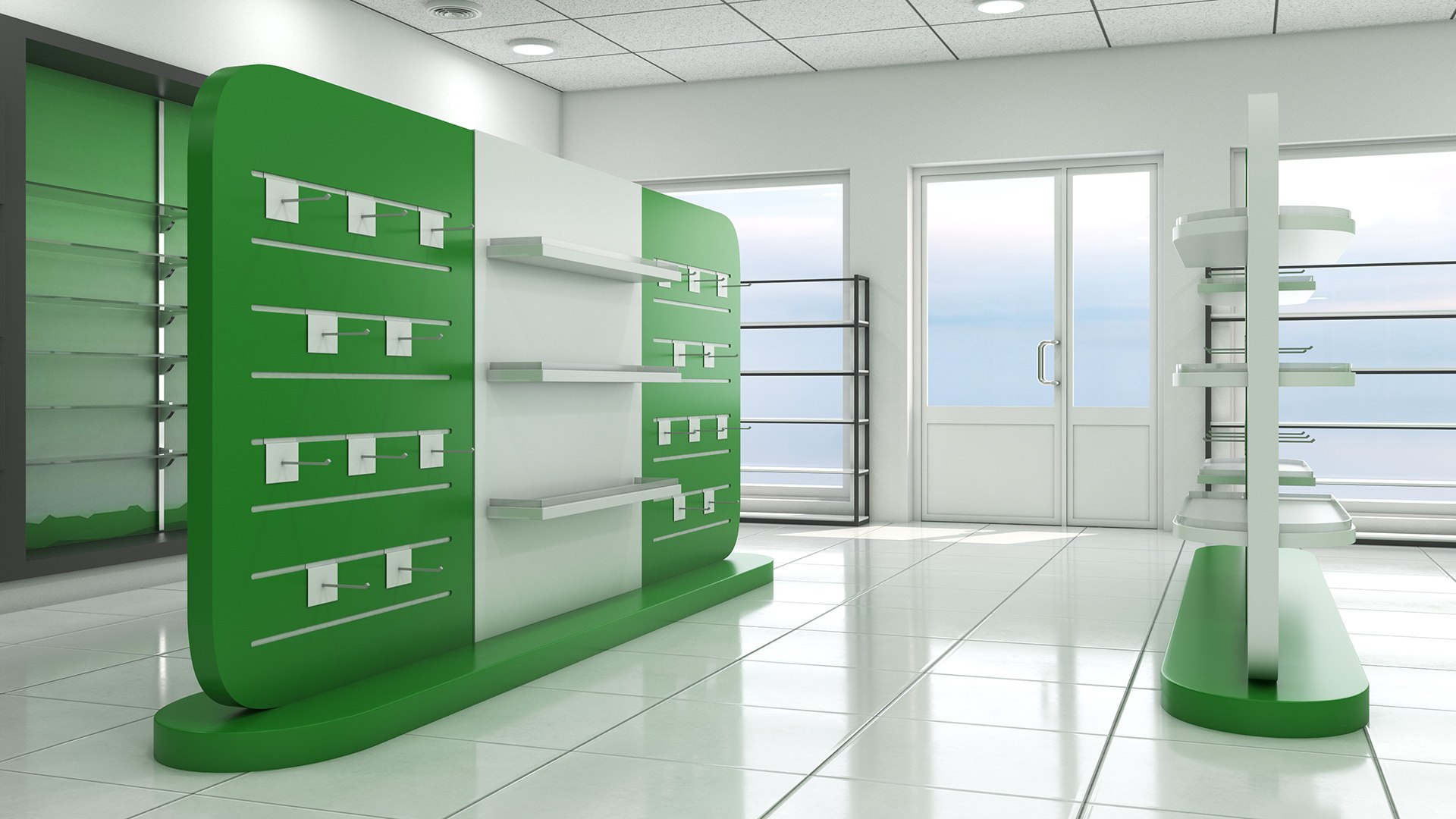 Empty Store 3D - TurboSquid 2191958