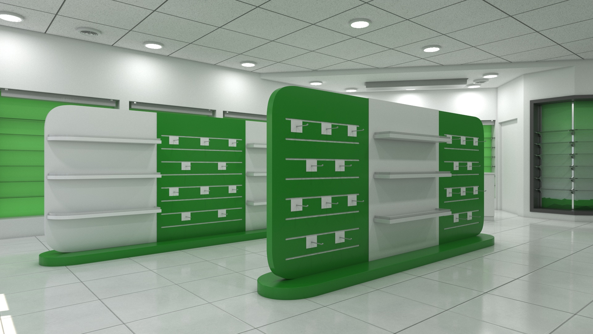 Empty Store 3D - TurboSquid 2191958