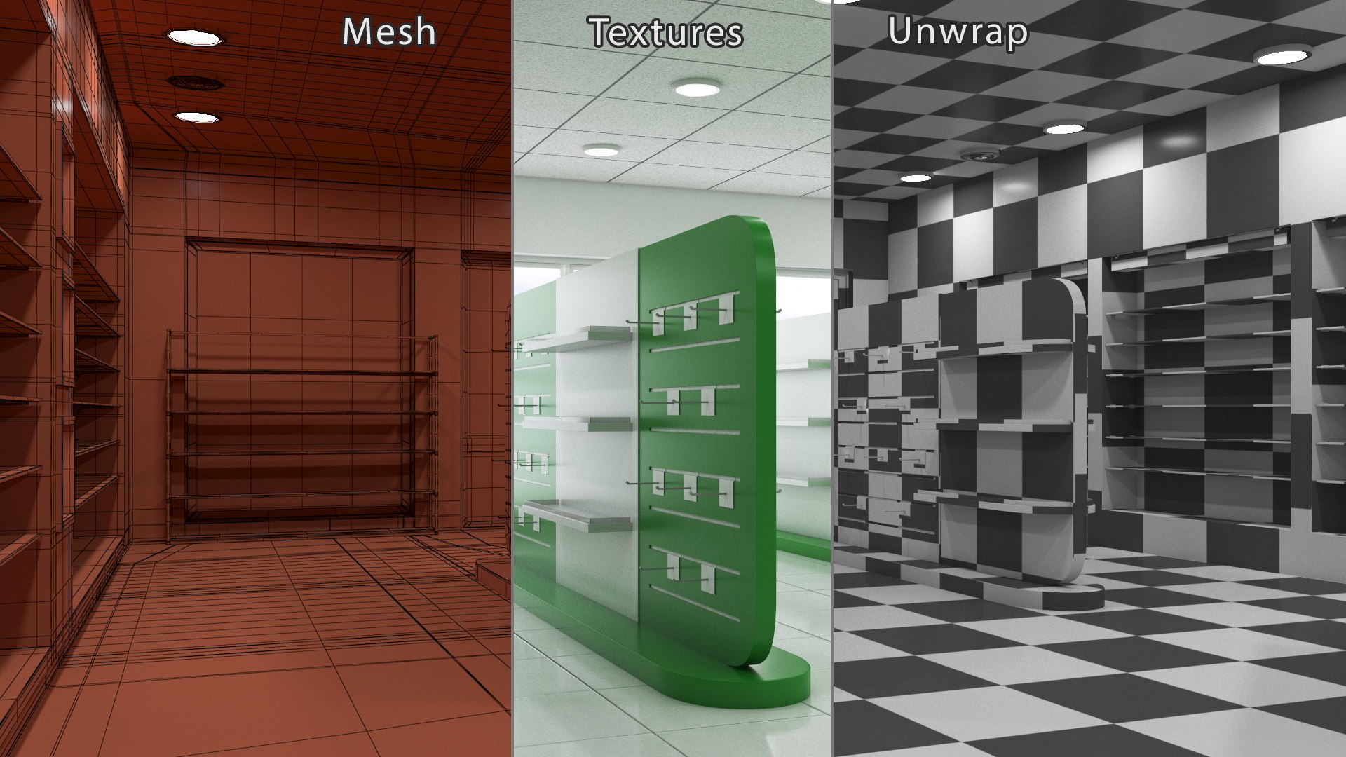 Empty Store 3D - TurboSquid 2191958