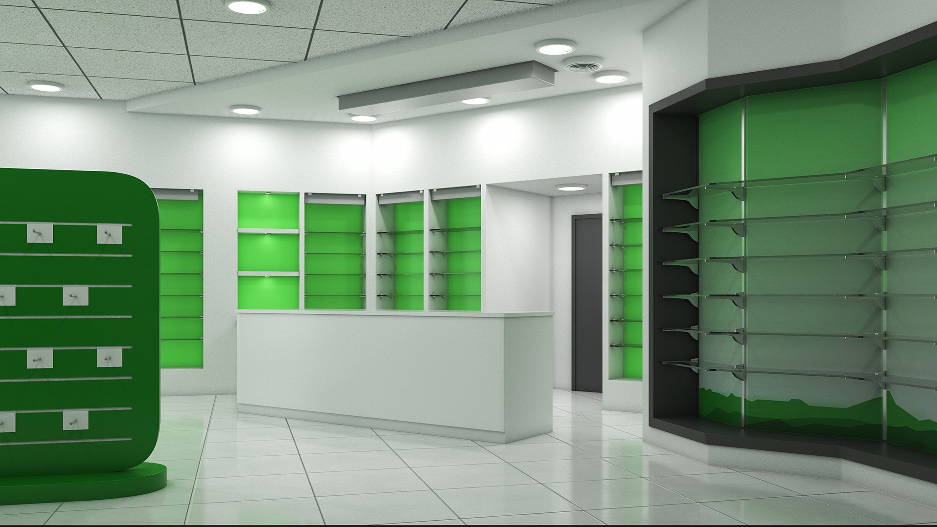 Empty Store 3D - TurboSquid 2191958