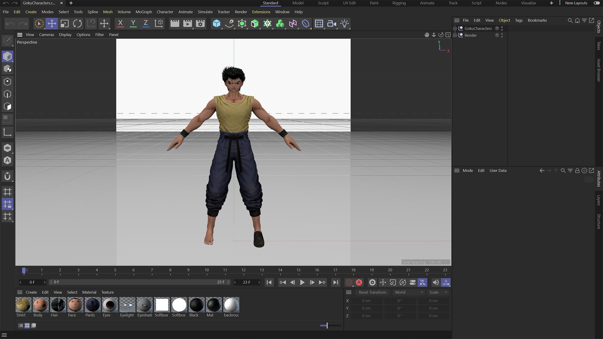 Goku Characters 3D Model - TurboSquid 1897155